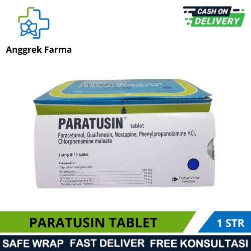 Jual PARATUSIN TABLET ISI 10/OBAT BATUK BERDAHAK DAN BATUK KERING ...