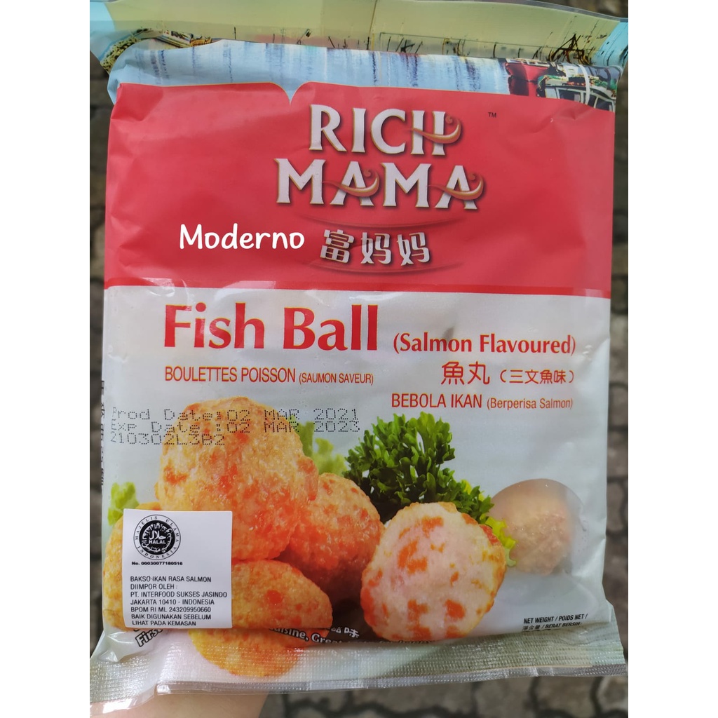 Jual Rich mama salmon fish ball 200 gr | Shopee Indonesia