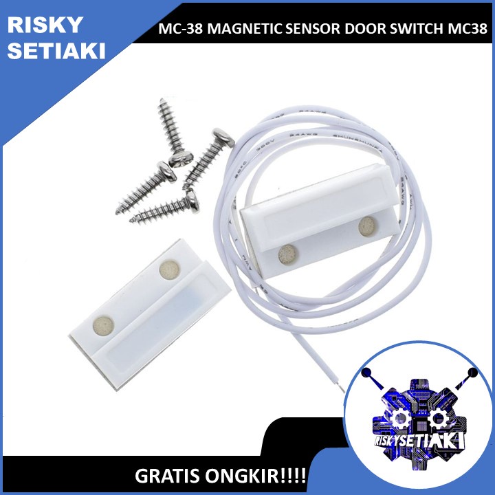 Jual MC-38 MAGNETIC SENSOR DOOR SWITCH MC38 ARDUINO | Shopee Indonesia