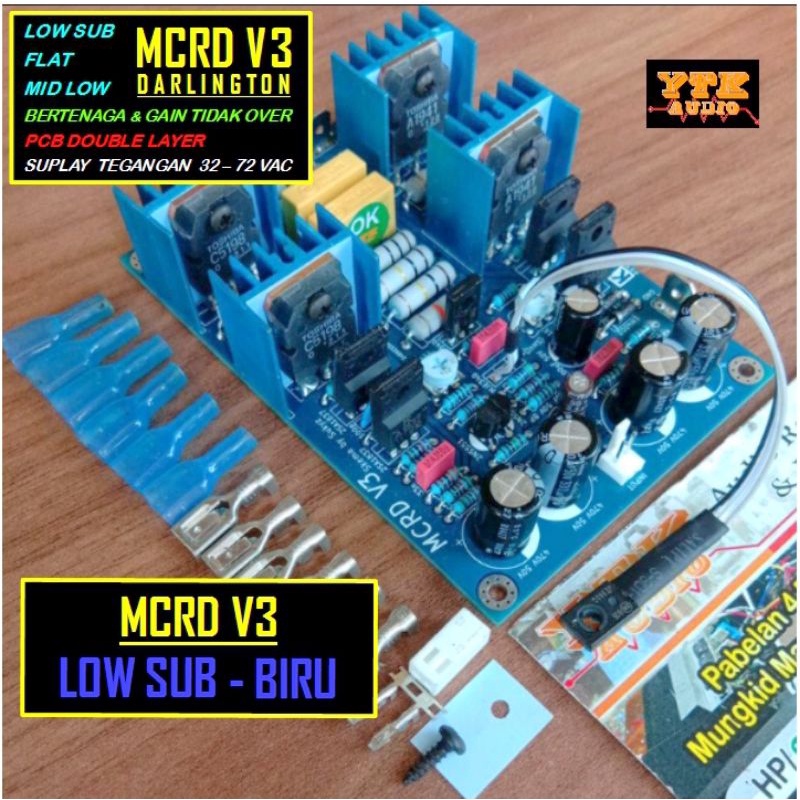 Jual KIT Driver Power Amplifier MCRD V3 Darlington | Shopee Indonesia