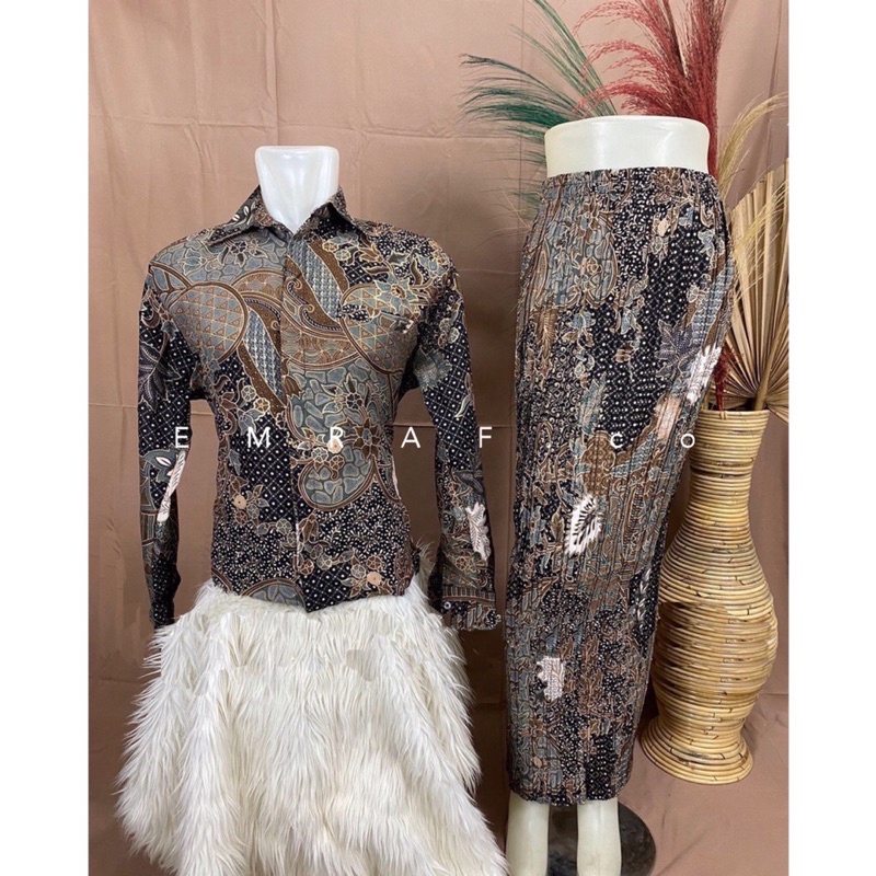Jual Batik couple / baju batik couple / batik set / batik lengan ...