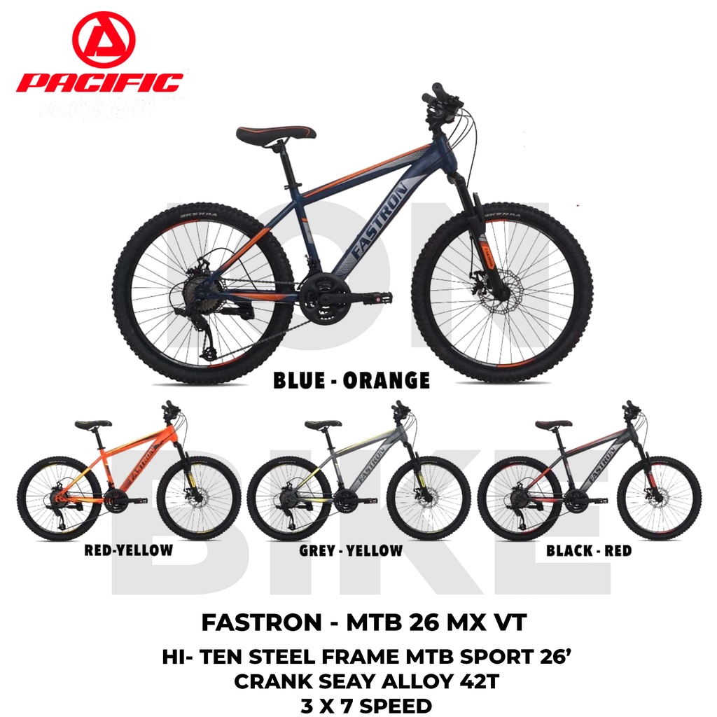 Jual Sepeda MTB 26 FAstron F260 MX VT 7 Speed Terbaru Sepeda Gunung Anak Pacific Bike 26inch F ...