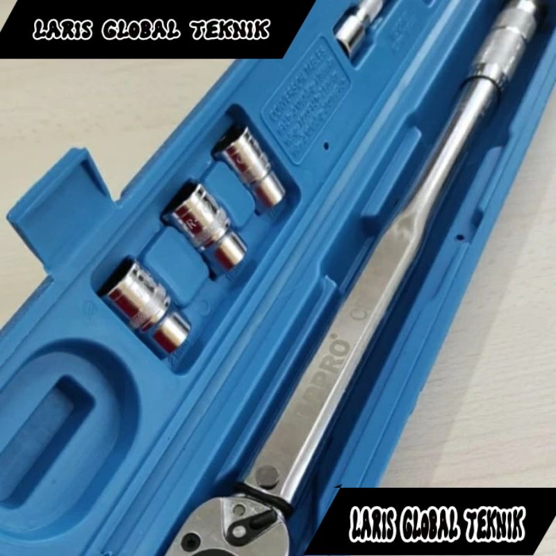 Jual Kunci momen ratchet KUNCI TORQUE TORSI LIPPRO 1/2 INCHI 28-210 NM ...