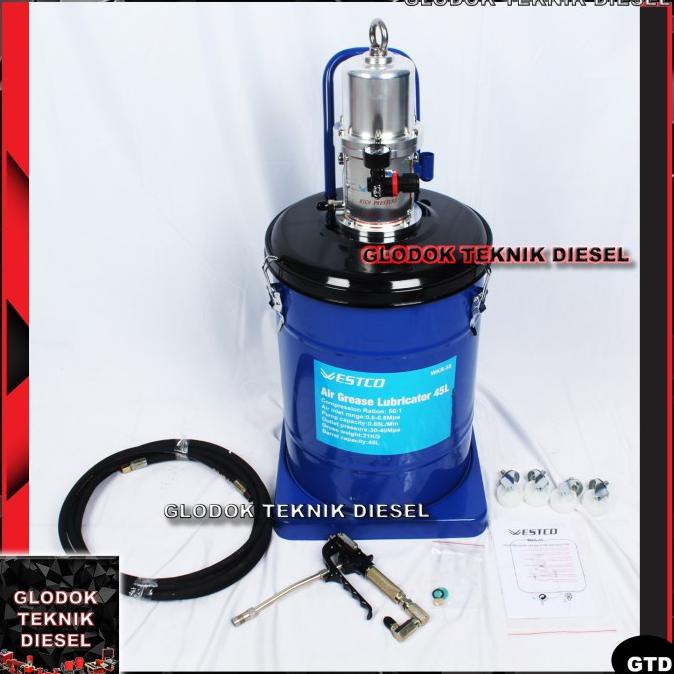 Jual POMPA GEMUK ANGIN 45 LITER AIR GREASE LUBRICATOR ORIGINAL TERBAIK ...