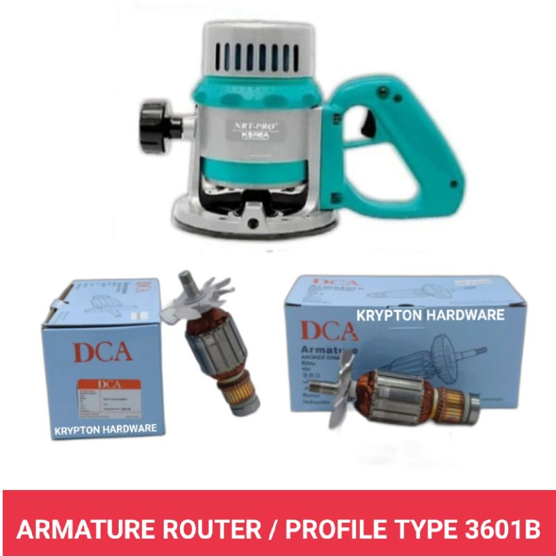 Jual DCA armature / angker router / profile type 3601B makita original ...