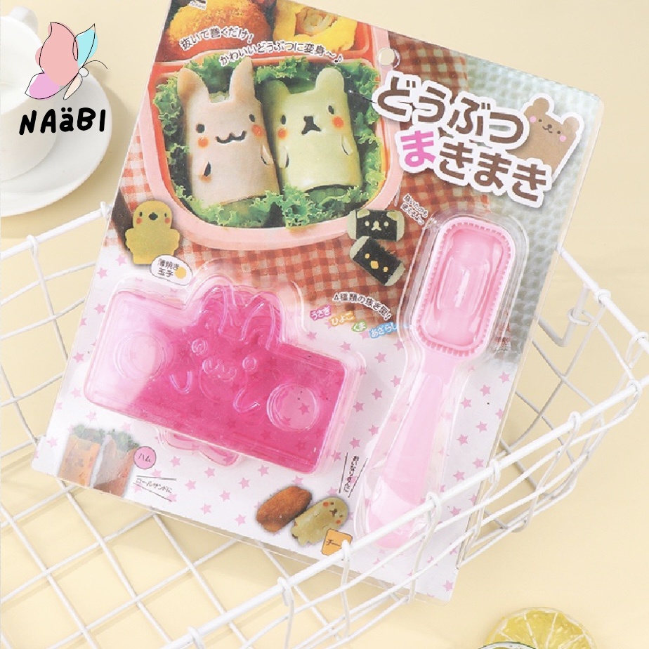 Jual Cute Rabbit Bento Rice Mold Set 5in1 / Cetakan Nasi Bento 5in1 ...
