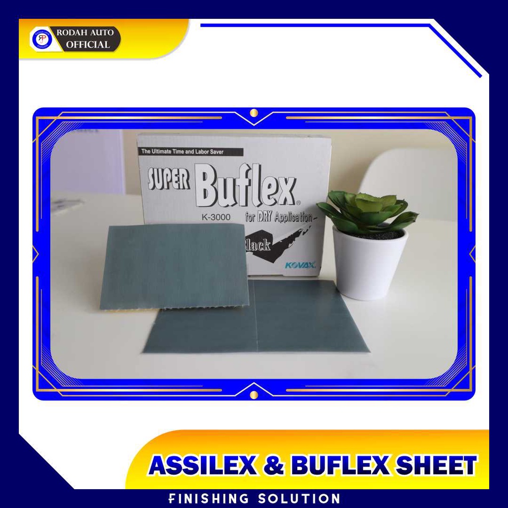 Jual Amplas kotak kovax Assilex & Buflex (sheet 130 x170 uk Set ...