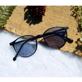 Jual Frame Kacamata Lensa Bluecromic Pria Bulat lentur Photocromic Anti ...