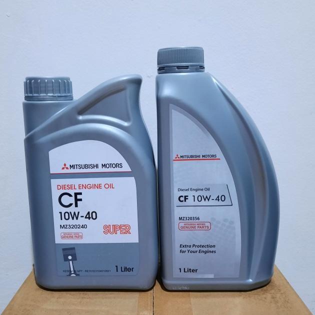 Jual Oli Mesin Diesel Mitsubishi Super 10W-40 Api CF 1 Liter | Shopee Indonesia