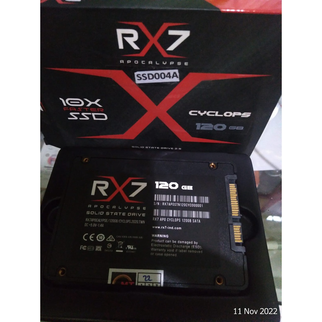 Jual SSD 120GB RX7 Original (new) | Shopee Indonesia