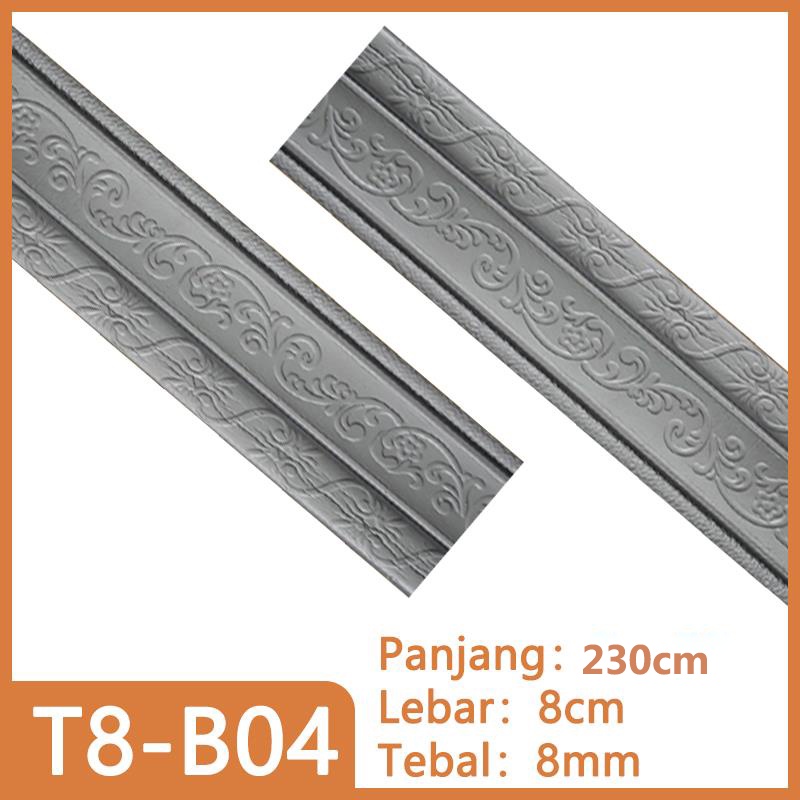 Jual list wallpaper dinding 3d murah lis plafon tempel sudut atas atap ...