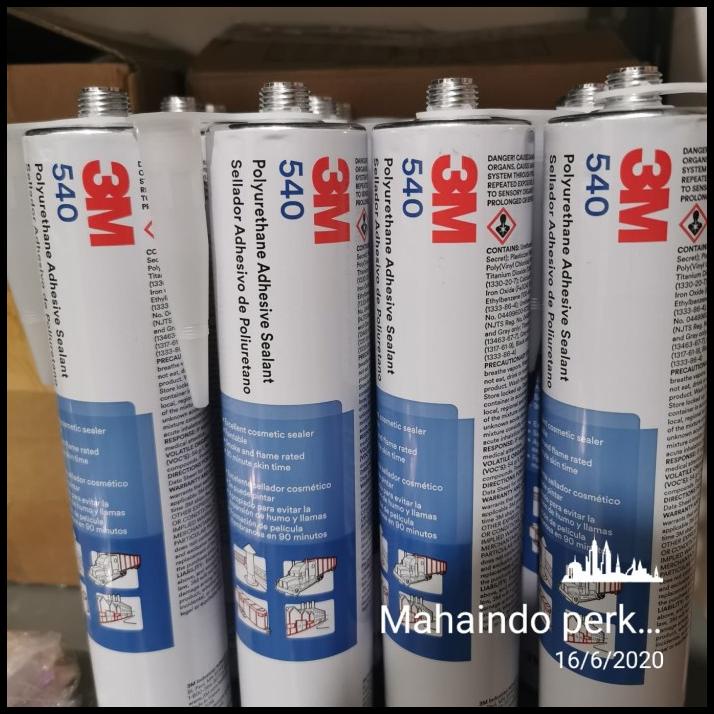 Jual Sealant 3M 540 Lem Kaca/Adhesive Polyurethane Silent | Shopee ...
