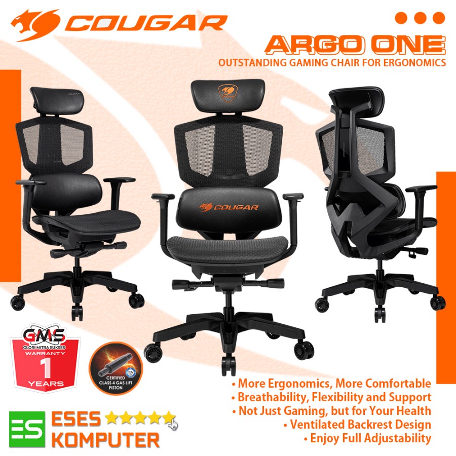 Jual COUGAR ARGO ONE Ergonomics Gaming Chair | Kursi Gaming | Shopee ...