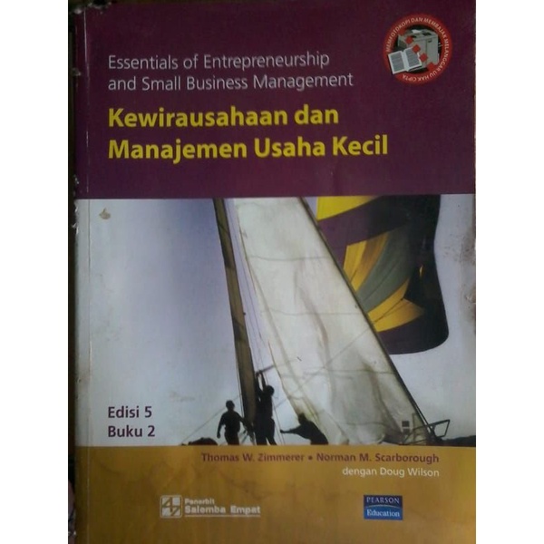 Jual Kewirausahaan Dan Manajemen Usaha Kecil Edisi 5 Buku 2 By Thomas W ...