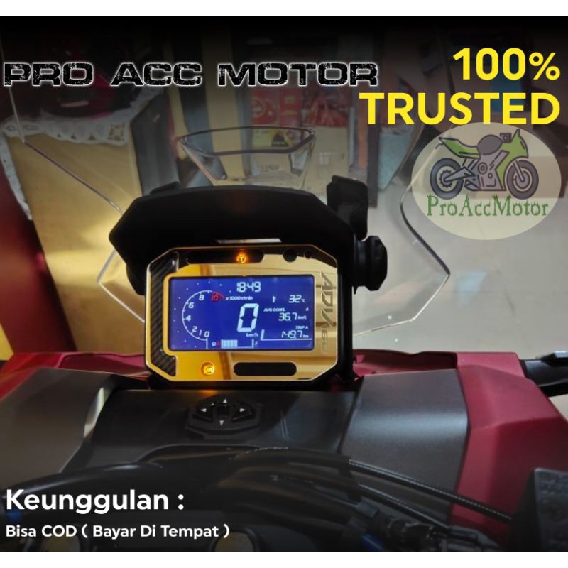 Jual Garnis Cover Speedometer ADV 160 Garnish Antigores Spidometer ADV ...