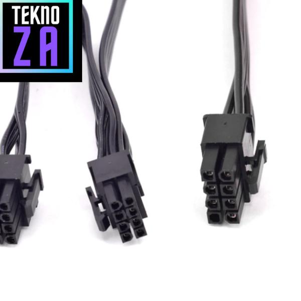 Jual Kabel High Quality Modular PSU PCIe VGA 8pin Male to dual 8pin ...