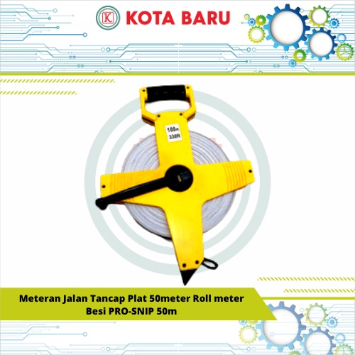 Jual Meteran Jalan Tancap Plat 50meter Roll meter Besi PRO-SNIP 50m ...