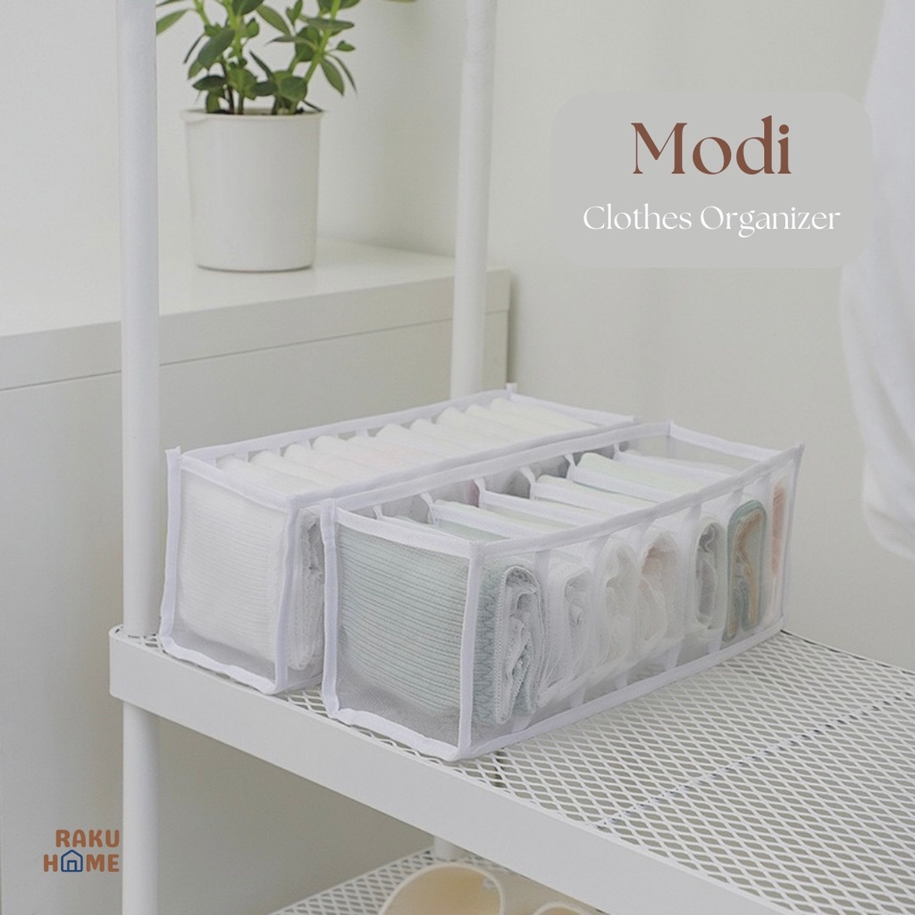 Jual MODI Clothes Organizer Sekat Pakaian Baju Penyimpanan Tempat ...