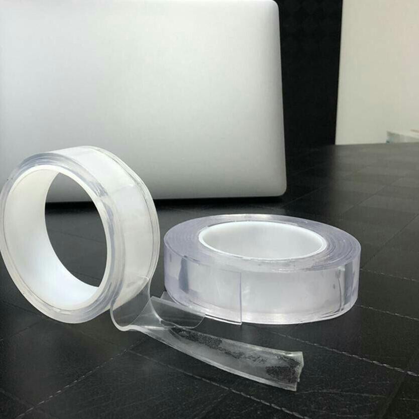 Jual Double Tape Gel Isolasi Bening 2 Sisi Perekat Dinding Tembok Tanpa ...