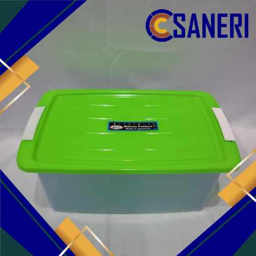 Jual CONTAINER BOX PLASTIK GARIS METALIK DAN WARNA TW | Shopee Indonesia