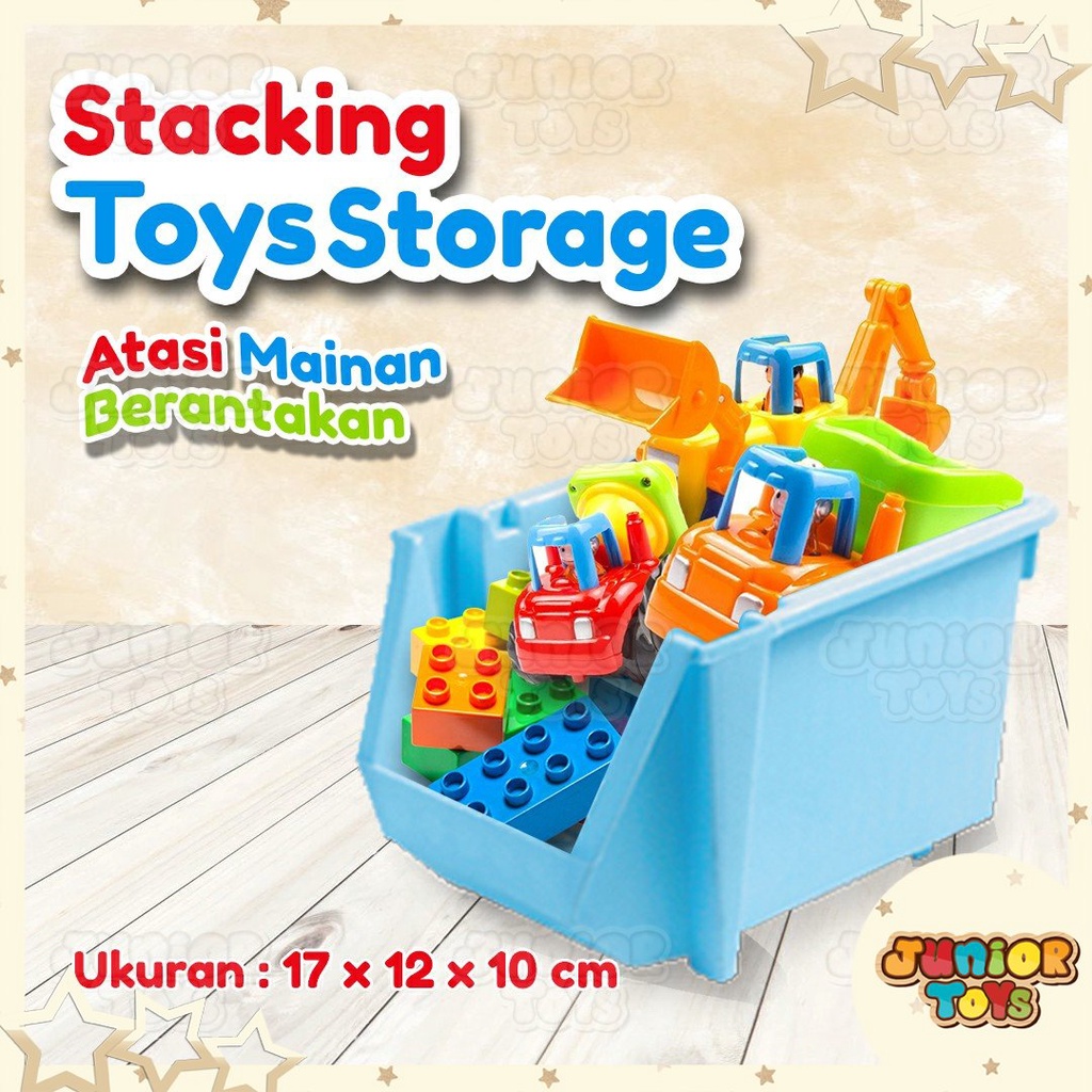 Jual Stacking Box Toys Storage Wadah Mainan Anak Serbaguna Kotak Susun ...