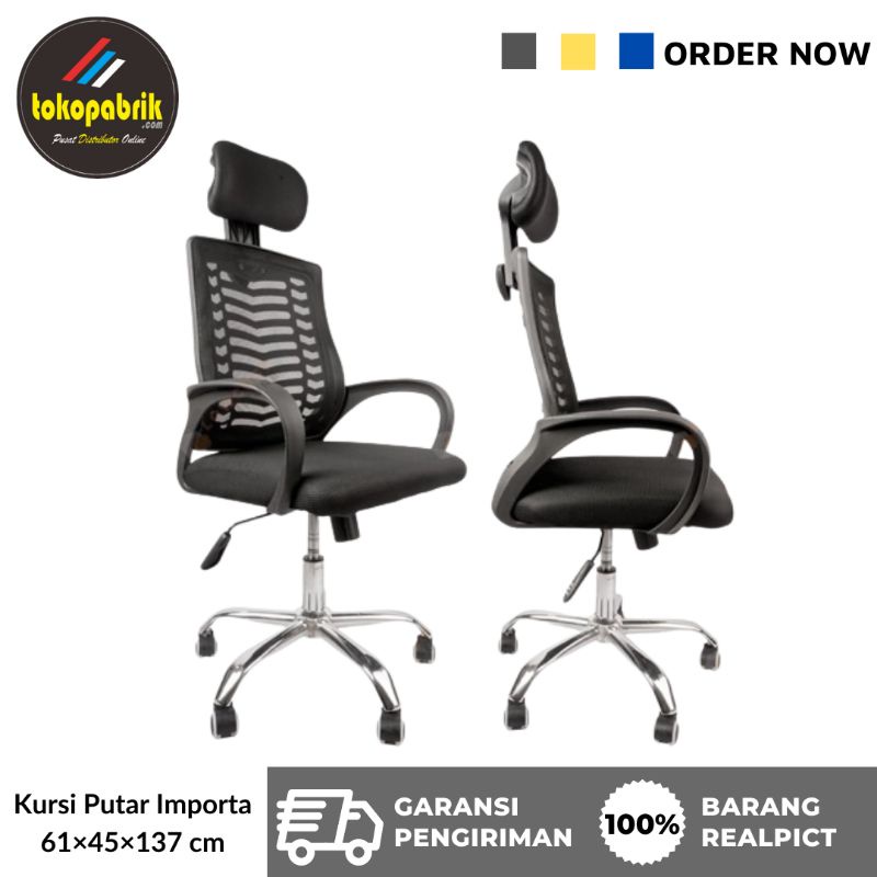 Jual Kursi Importa / Kursi Staff / Kursi office Jaring / Kursi Roda ...