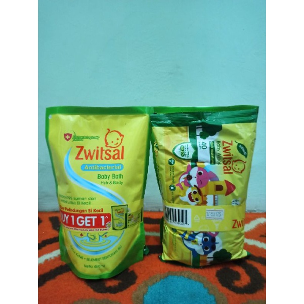 Jual Zwitsal Antibacterial Baby Bath Hair&Body FREE Tissue Basah ...