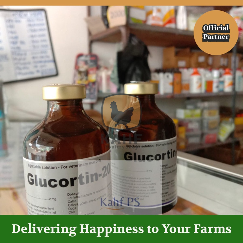 Jual Glucortin 20 - 50 ml Obat Analgesik Anti inflamasi pada hewan ...