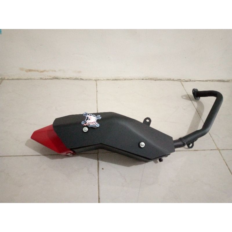 Jual knalpot KLX PNP X-Ride 115 dengan cover knalpot | Shopee Indonesia