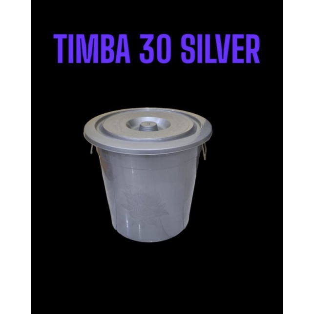 Jual TIMBA TUTUP 30LTR ABU | Shopee Indonesia