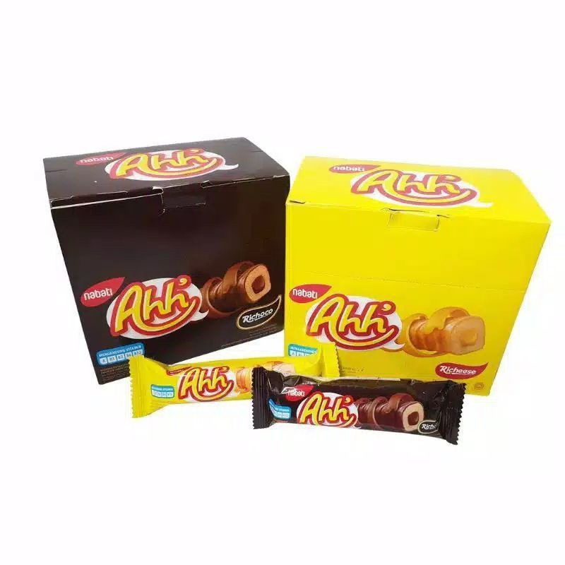 Jual NABATI AHH 1 BOX ISI 20 RICHEESE AH KEJU RICHOCO WAFER siip sip ...