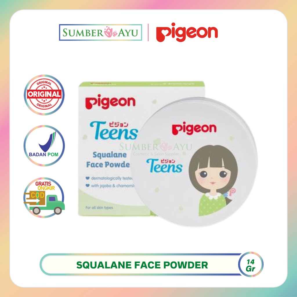 Jual Pigeon Teens Squalane Face Powder | Shopee Indonesia