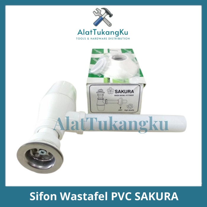 Jual Sifon Wastafel+Avur PVC SAKURA / Sifon Plastik Pembuangan Air ...