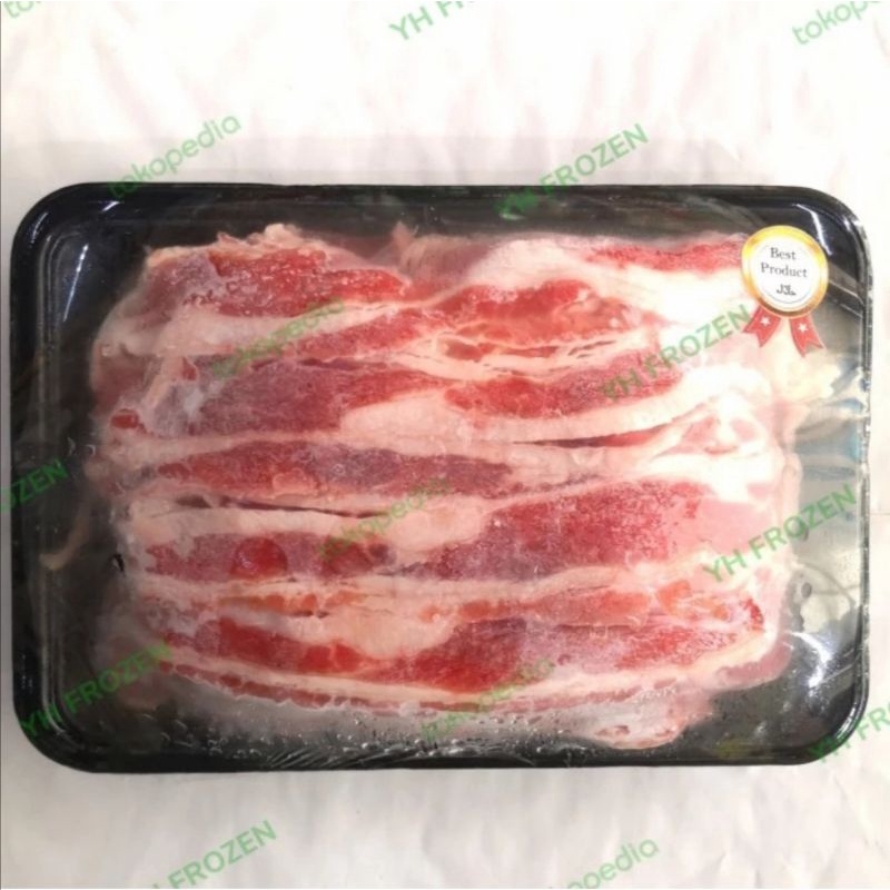 Jual Daging Beef slice lemak 500gr short plate Yoshinoya daging slice ...