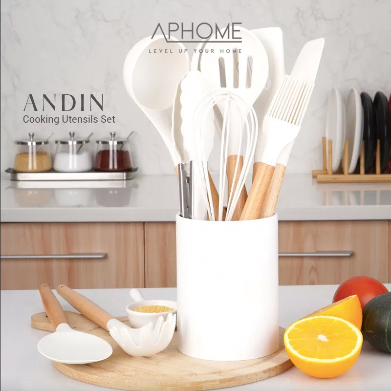 Jual APHOME Alat Masak Silicone Dapur Paket Kitchen Utensils Set Dengan ...