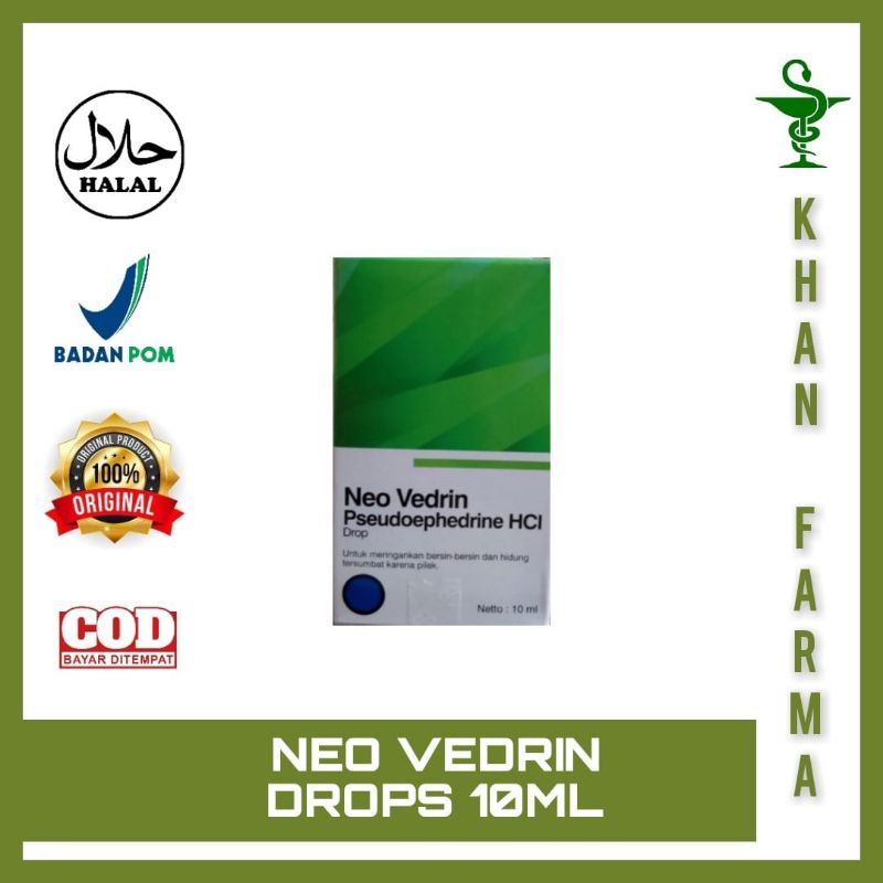Jual NEO VEDRIN DROPS OBAT PILEK HIDUNG TERSUMBAT DAN BERSIN-BERSIN ...