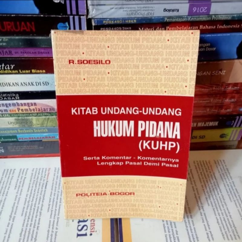 Jual BUKU ORIGINAL KITAB UNDANG-UNDANG HUKUM PIDANA KUHP | Shopee Indonesia