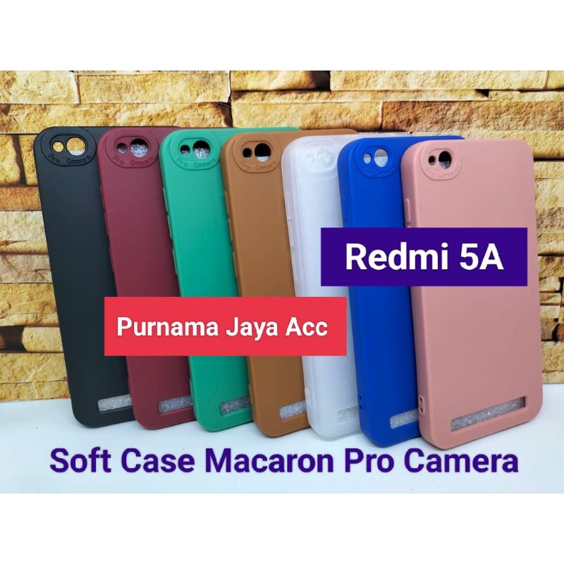 Jual Soft Case Redmi 5A Macaron Pro Camera Candy | Shopee Indonesia