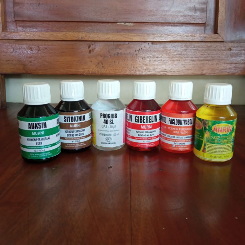 Jual ZPT Ukuran 100ml AUKSIN GIBERELIN SITOKININ ANRIN PACLOBLITRASOL ...