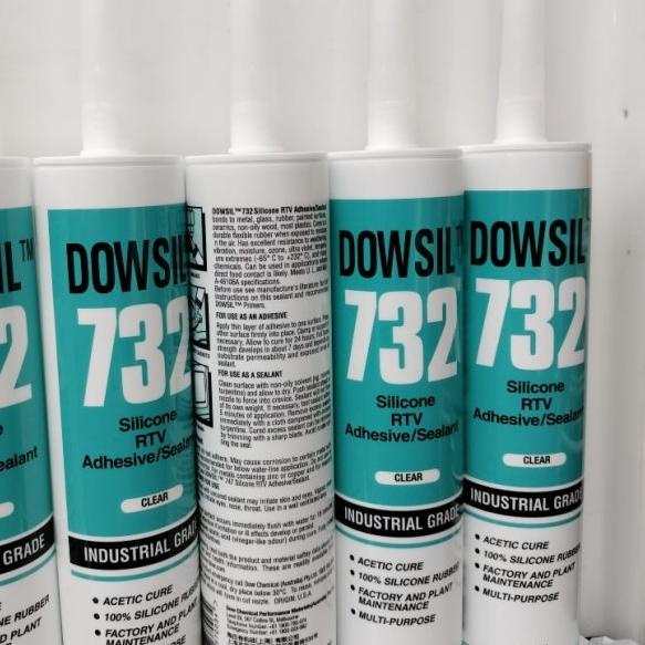 Jual Dow corning RTV 732 clear/ Dowsil 732 silicone sealant clear | Shopee Indonesia