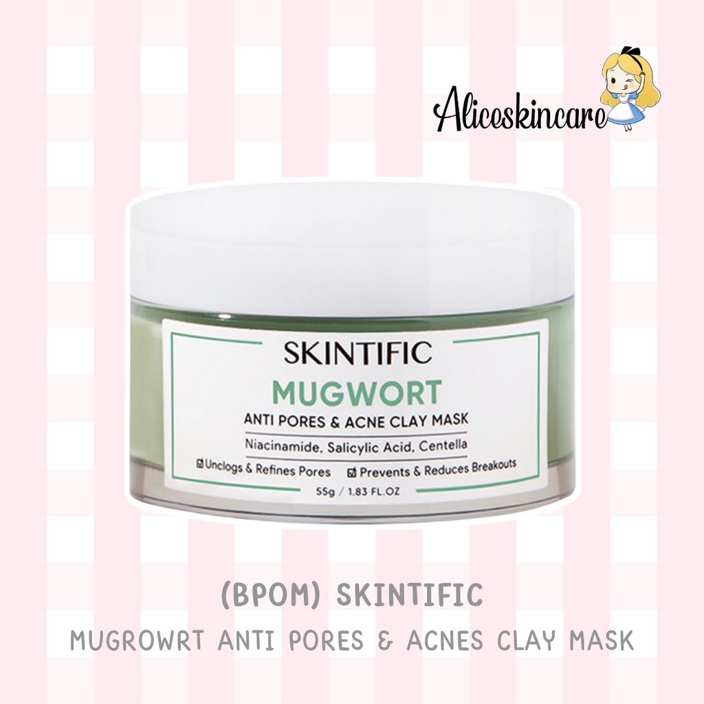 Jual Skintific Mugwort Anti Pore Mask 55gr (BPOM) | Shopee Indonesia