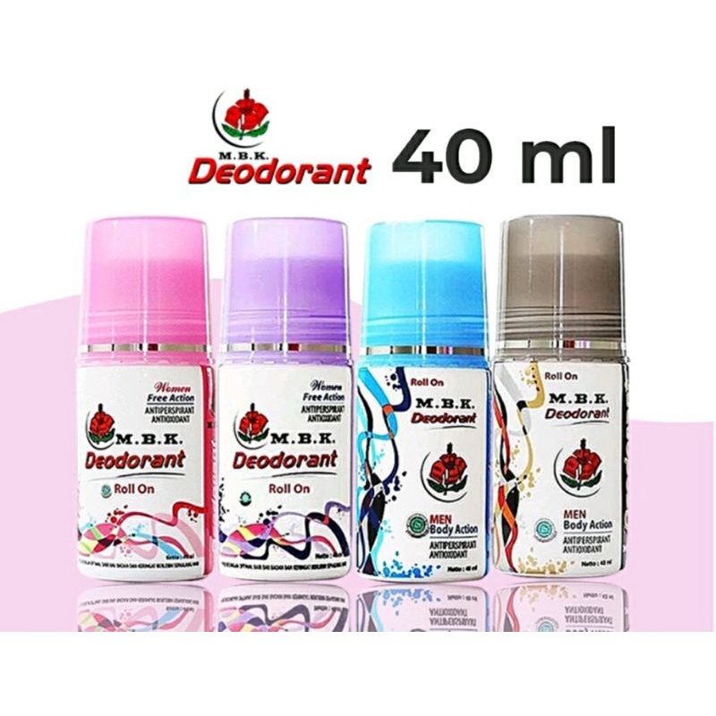 Jual MBK DEODORANT ROLL ON 40ML / DEODORAN KETEK M.B.K WOMEN & MEN ...