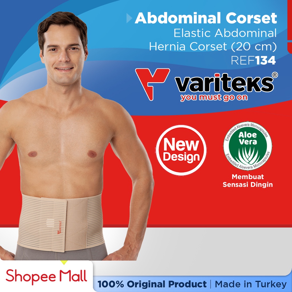 Jual VARITEKS 134 Elastic Abdominal Hernia Corset | Shopee Indonesia