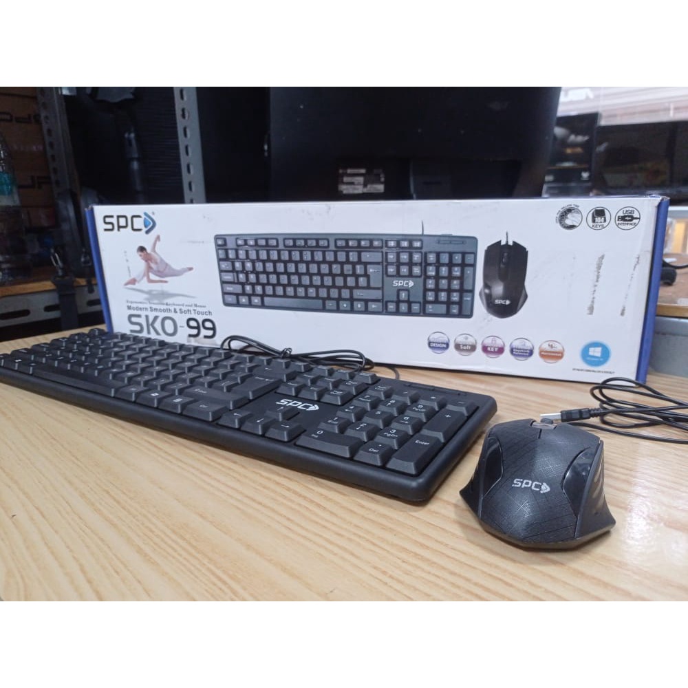 Jual KEYBOARD + MOUSE SPC SKO 99 | Shopee Indonesia