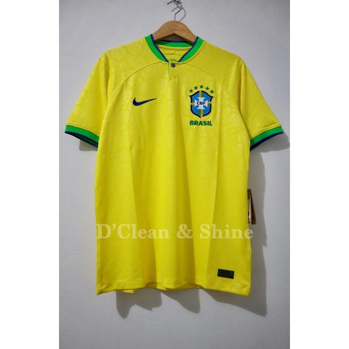 Jual Jersey Original Brazil Home 2022/2023 World Cup Qatar Nike DN0680 ...