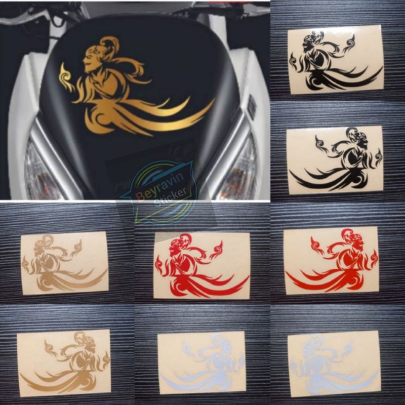 Jual STICKER WAYANG PO HARYANTO VISOR NMAX PCX NINJA CUTTING | Shopee ...