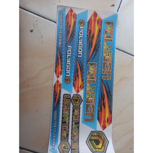 Jual Sticker Sepeda Polygon Unitoga Polygon Shimano | Shopee Indonesia