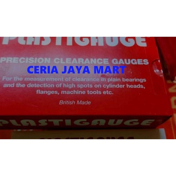 Jual Plasti gauge red plastigauge plastic gauge merah 0.025-0.175MM ...