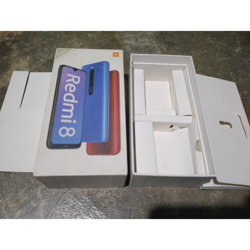 Jual dus box kotak hp ORI Xiaomi redmi 8 ram 4/64gb ORI bawaan pabrik ...