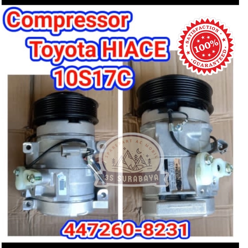 Jual Kompresor Compresor Ac Hi Ace Hiace Toyota 10S17C | Shopee Indonesia